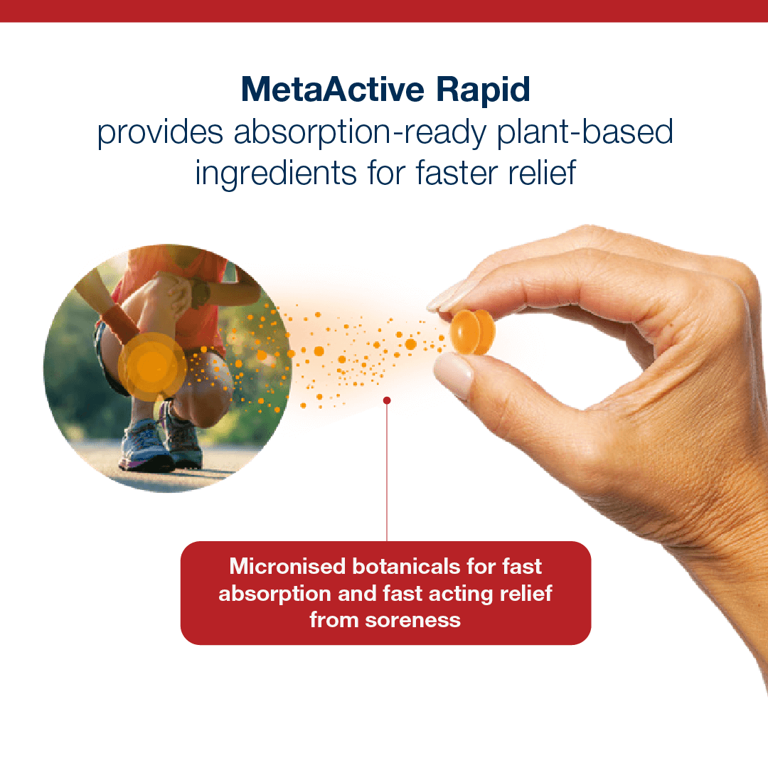MetaActive Rapid 30 Capsules | Fast-Acting Relief For Body Soreness And ...