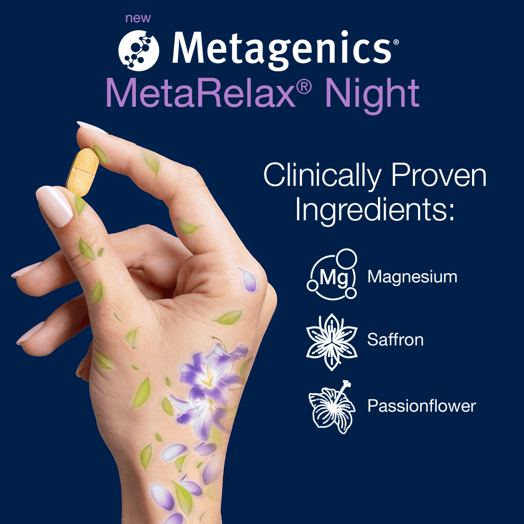 MetaRelax® Night 30 Tablets | Stress & Sleep Support | Metagenics UK