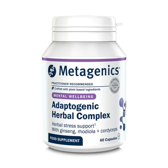 Adaptogenic Herbal Complex 60 Caps | Cordyceps Supplement | Metagenics UK
