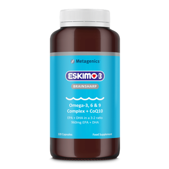 Eskimo®-3 Brainsharp 120 Fish Oil Capsules - Omega Capsules | Metagenics UK