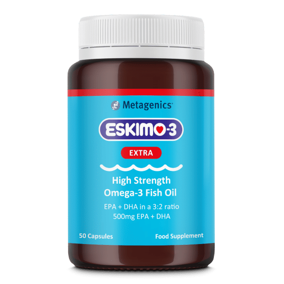 Eskimo®-3 Extra Fish Oil & Vitamin E - 50 Capsules | Metagenics UK