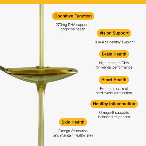 Eskimo®-3 Brainsharp Liquid Pure Omega-3 Fish Oil: 210ml | Metagenics UK