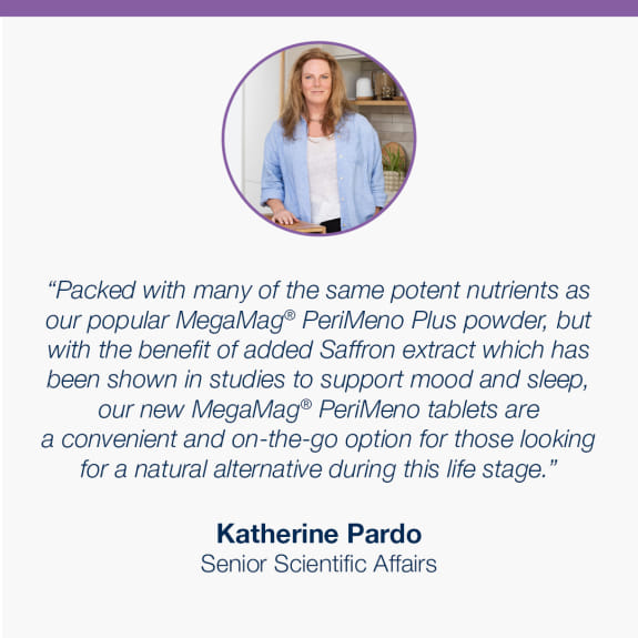 MegaMag® PeriMeno Tablets | Natural Support For Perimenopause Symptoms | Metagenics UK